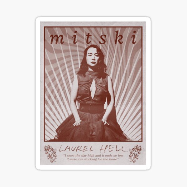 "Mitski Laurel Hell" Sticker for Sale by lgsketches | Redbubble