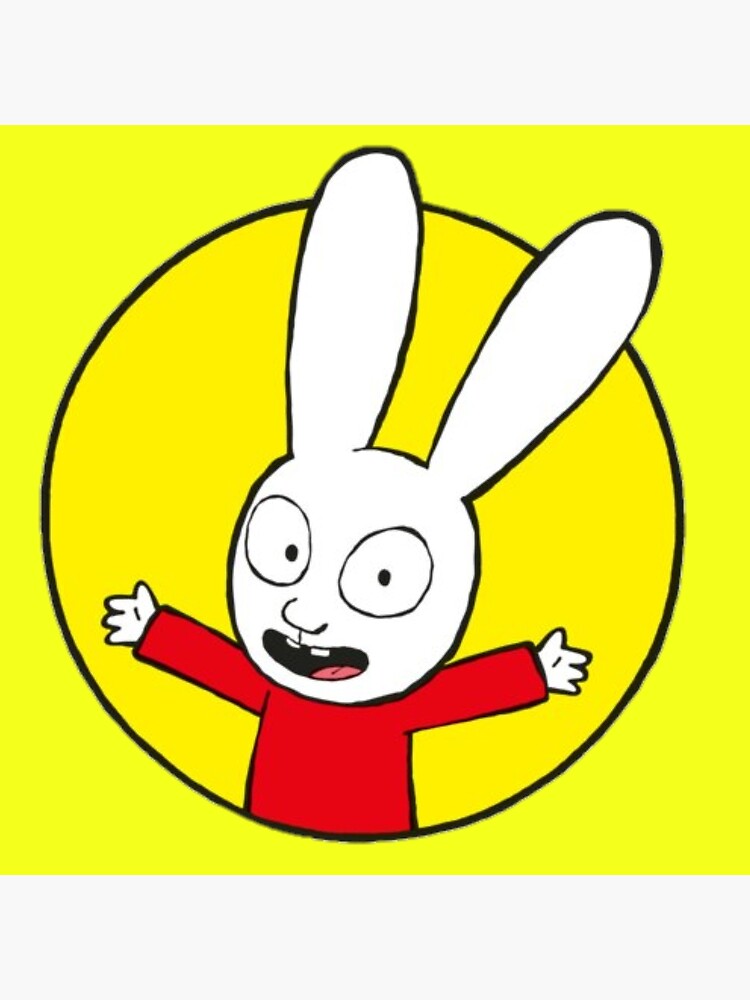 "cute Simon Rabbit - simon super rabbit" Poster for Sale by lankyworld ...