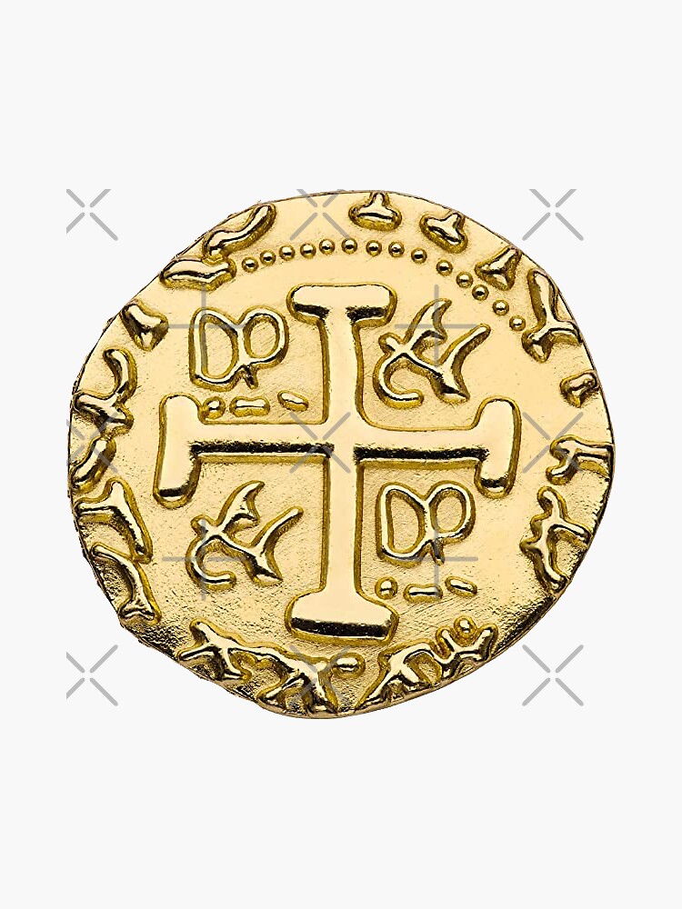 "Dabloon Coin" Sticker for Sale by brikachu | Redbubble