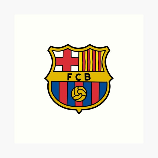"FC Barcelona Premium Logo" Art Print for Sale by OverNinthCloud ...