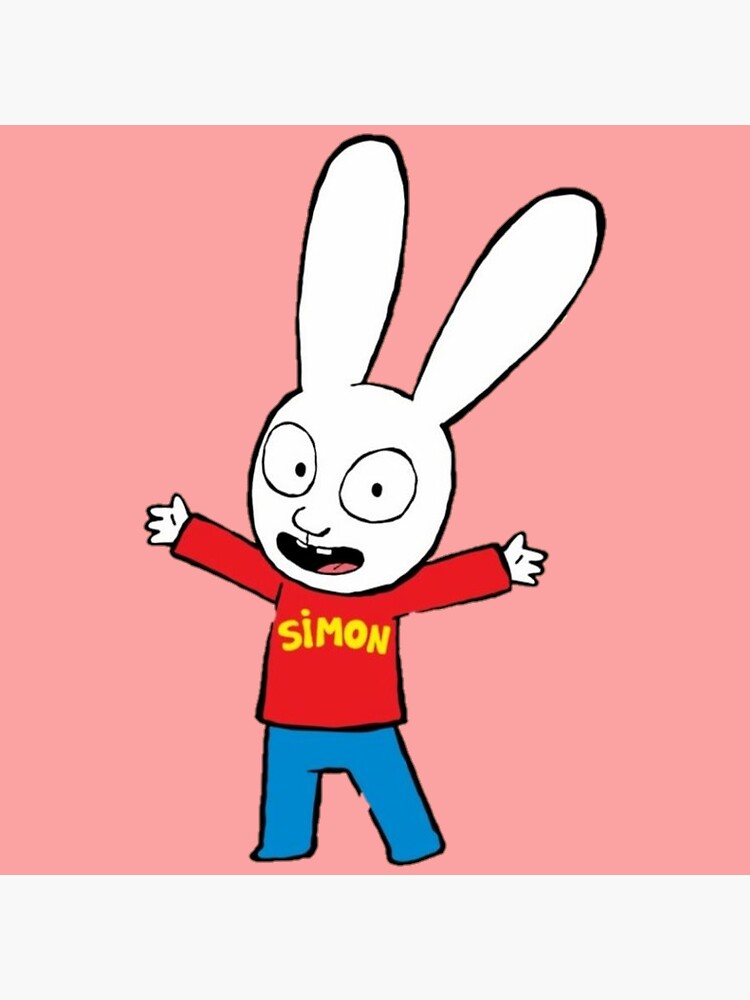 "fanny and cute Simon Rabbit - simon super rabbit" Poster for Sale by ...