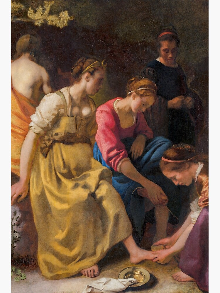 "Johannes Vermeer’s Diana and her Nymphs - Great Arts" Art Print for ...