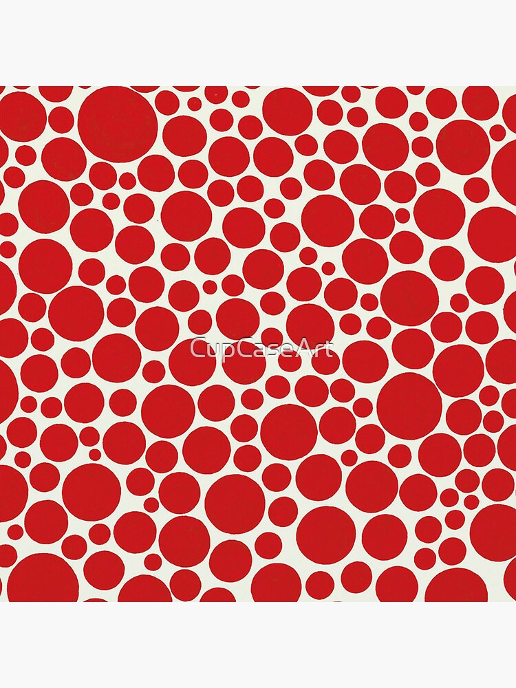 "Yayoi Kusama Red Dotes Design, Japanese Art, Yayoi Kusama Print, Yayoi ...