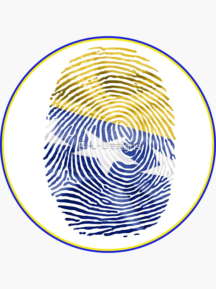 "Fingerprint" Sticker for Sale by E-L-Designs | Redbubble