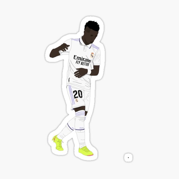 "Vinicius Junior" Sticker by strauu | Redbubble