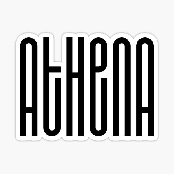 "Athena" Sticker for Sale by StudioLile | Redbubble