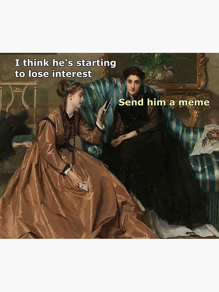 Póster «Envíale un MEME (meme de pérdida de interés) - Ideas de regalos ...