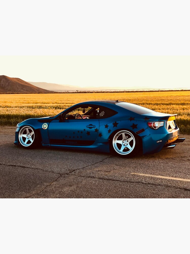 "Blue Toyota GT86" Sticker for Sale by shanilhasantha | Redbubble