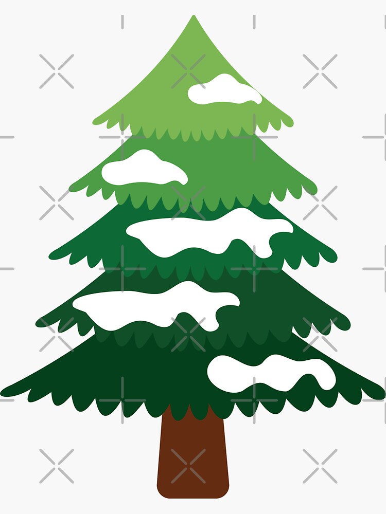 "Norway Spruce Tree" Sticker for Sale by BondeelArts | Redbubble