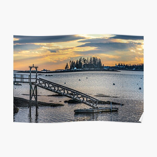 "Coastal Sunset" Poster for Sale by StewieStrout | Redbubble