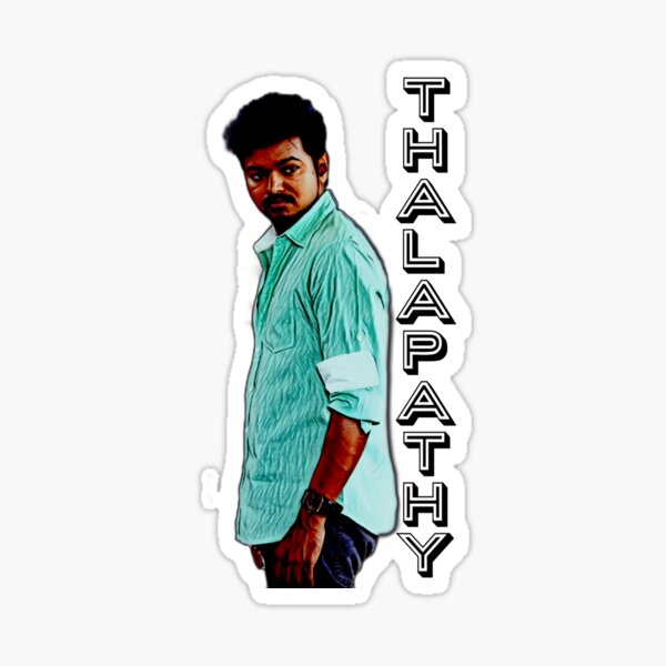 "Thalapathy vijay in vintage look" Sticker for Sale by midnblog | Redbubble