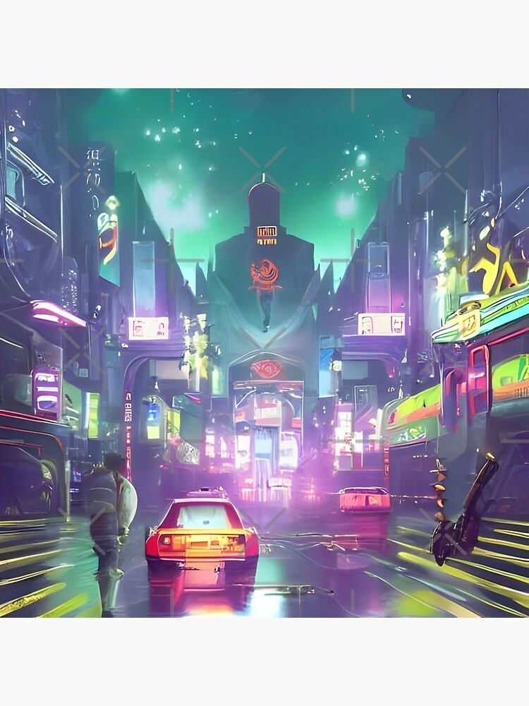 "Neon Tokyo - Future Japan" Sticker for Sale by Trendy-Now | Redbubble