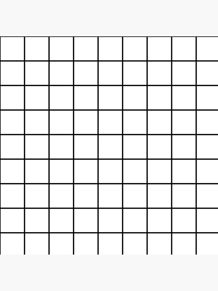 "Gitter, schwarz und weiß" Dekokissen von AK-minimalist | Redbubble