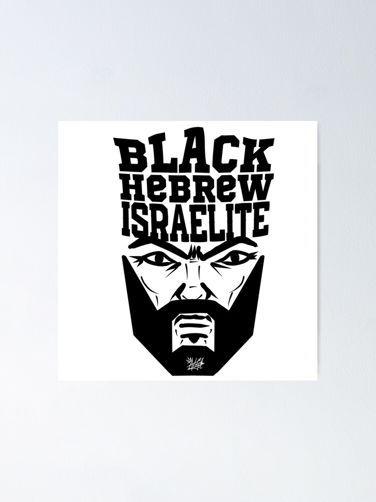 "Black Hebrew Israelite logo head" Poster for Sale by PoshGIT | Redbubble