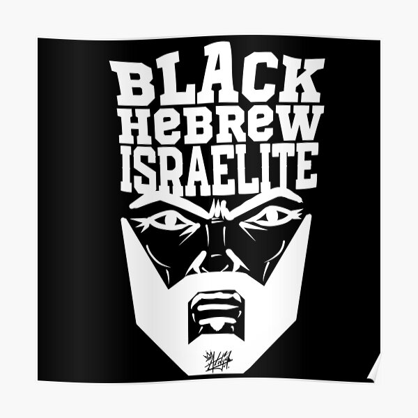 "Black Hebrew Israelite logo head 2" Poster for Sale by PoshGIT | Redbubble