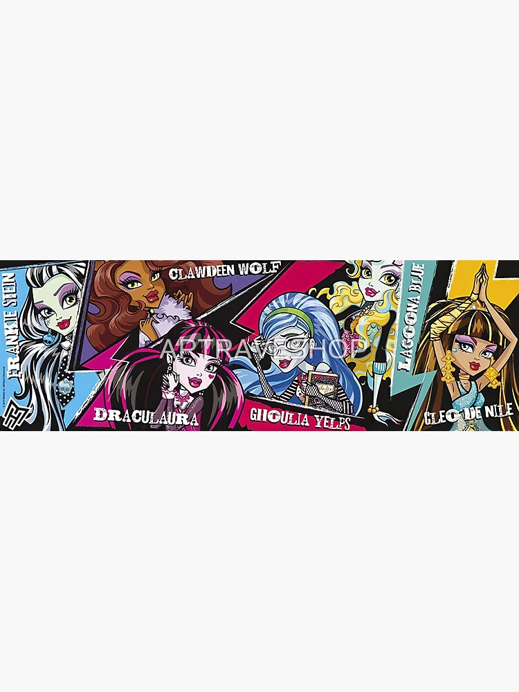 "MONSTER HIGH POSTER" Sticker for Sale by ARTRAVESHOP | Redbubble
