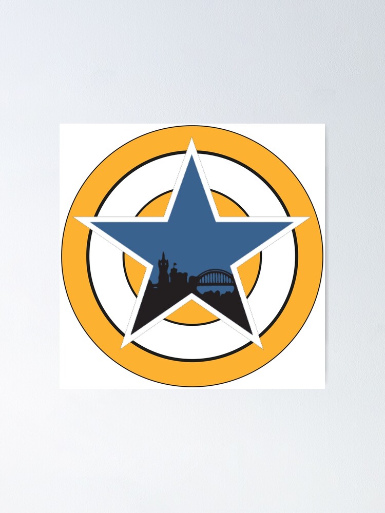 "Newcastle Toon Army Black and white" Poster for Sale by Real-fan ...