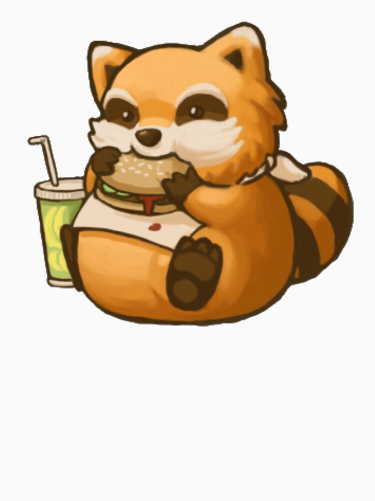 "Funny Fat Spiffo eating Burger" Essential T-Shirt for Sale by ...