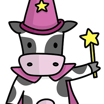 "Cow Wizard" Greeting Card for Sale by Cassapillar | Redbubble