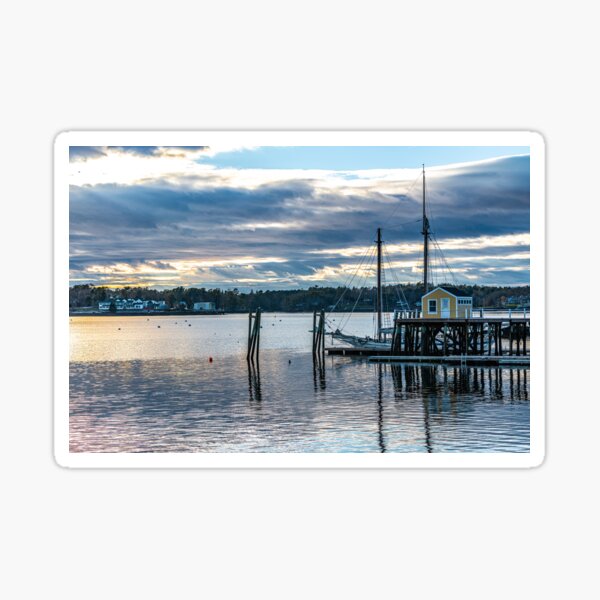 "Pier at sunset" Sticker for Sale by StewieStrout | Redbubble