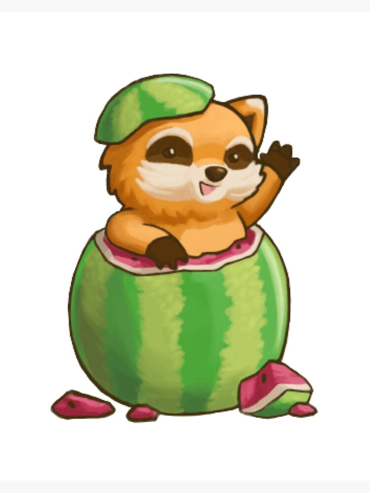 "Funny Spiffo in Watermelon" Art Board Print for Sale by URBANHEROMEN ...