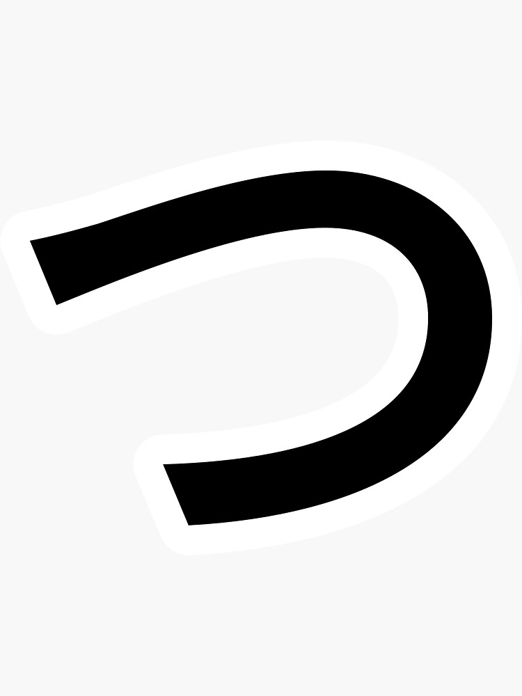 "Japanese hiragana - つ (tu/tsu)" Sticker for Sale by Ashious | Redbubble