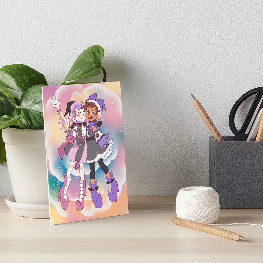 "LUMITY AS DOREMI - Fanart - The owl house" Art Board Print for Sale by ...