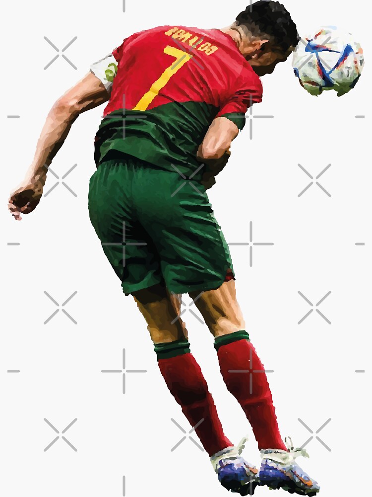 "Hair of GOAT - CR7 Worldcup" Sticker for Sale by Krokodajll | Redbubble