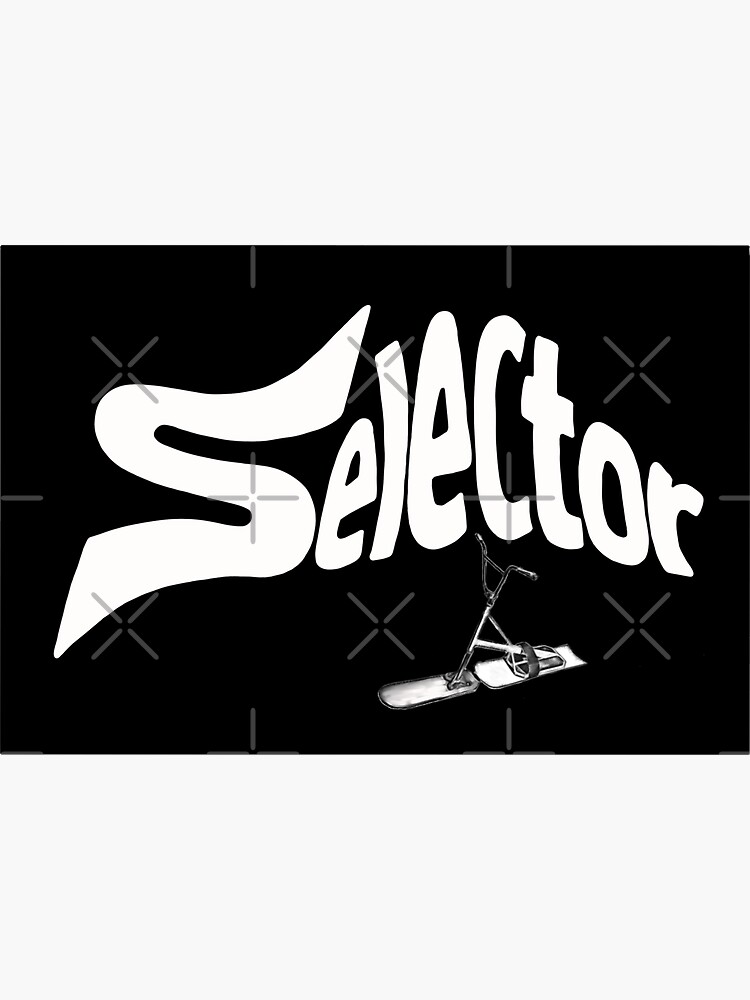 "Selector with snowscoot" Sticker for Sale by Buygolly | Redbubble