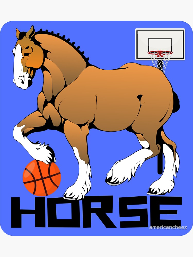 "Horse Baller" Sticker for Sale by americancheez | Redbubble