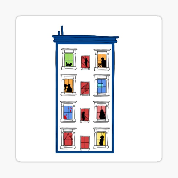 "Arconia building" Sticker for Sale by strawbeeie | Redbubble