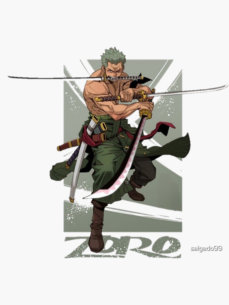 "Zoro" Sticker for Sale by salgado99 | Redbubble