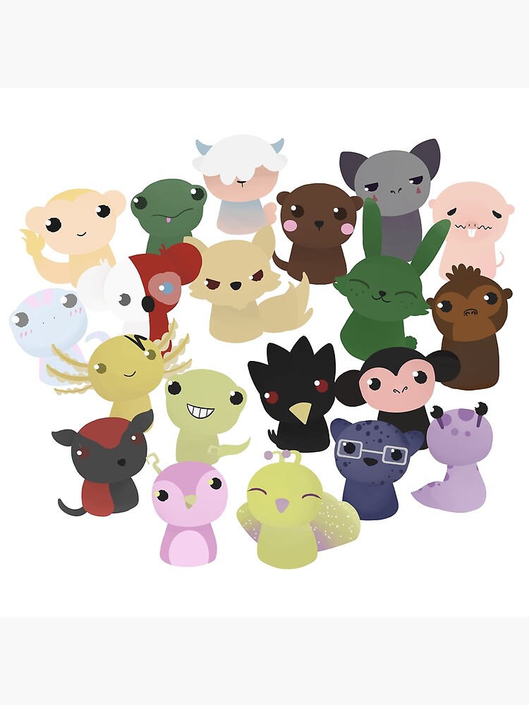 "My Hero Academia Class 1A Animals" Poster for Sale by untitledGenny ...