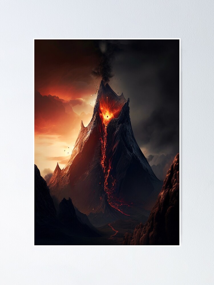 "Mount Doom" Poster for Sale by DalexMK | Redbubble