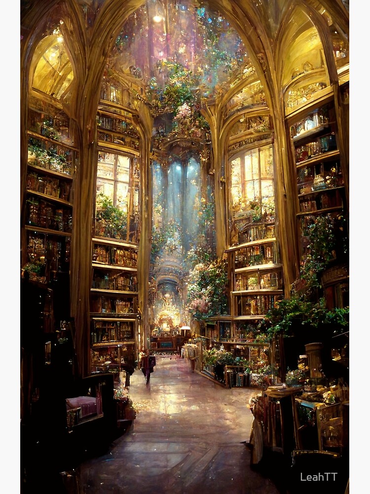 " Antique Faerie Library Conservatory" Poster for Sale by LeahTT ...