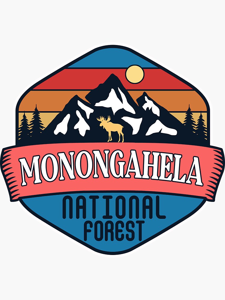 "Monongahela National Forest" Sticker for Sale by Road-tees | Redbubble