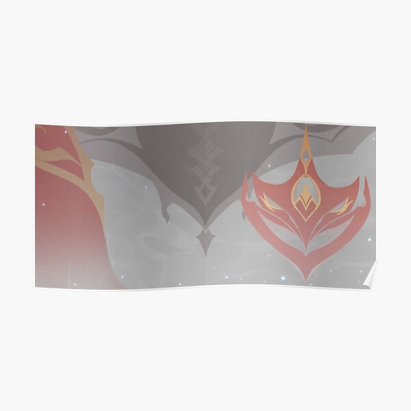 "Genshin Impact Name card Childe: Foul Legacy" Poster for Sale by ...