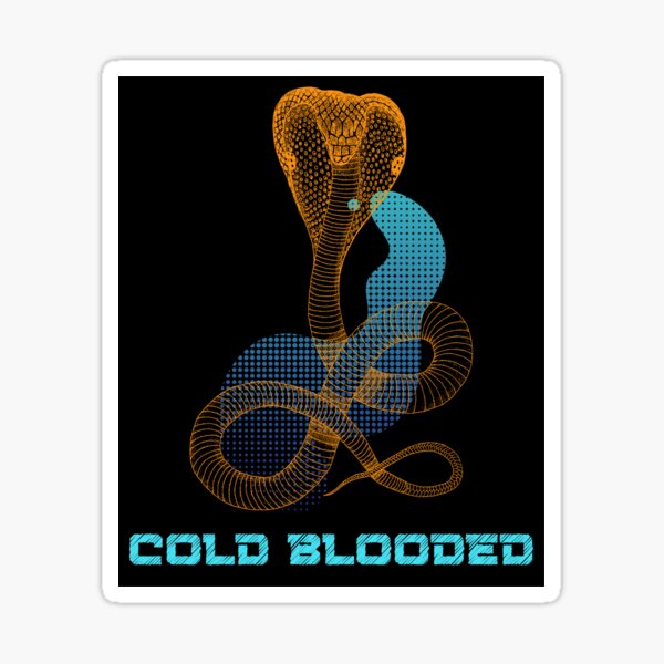 "Cool cold blooded snake design" Sticker for Sale by reka88 | Redbubble