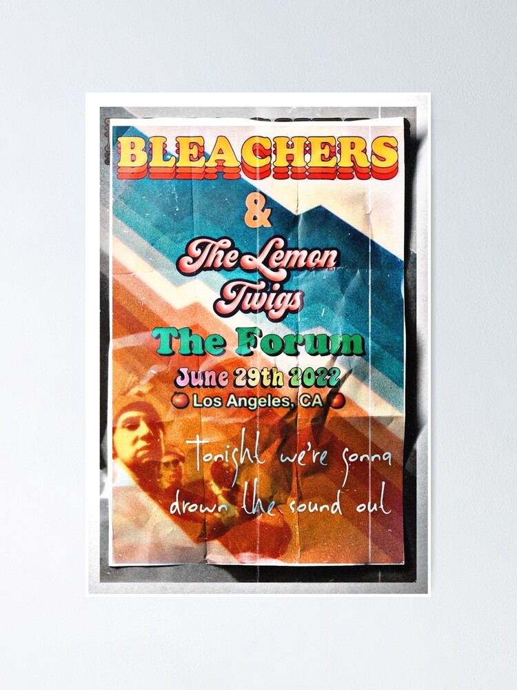 "Bleachers fan made poster the forum 2022" Poster for Sale by ...