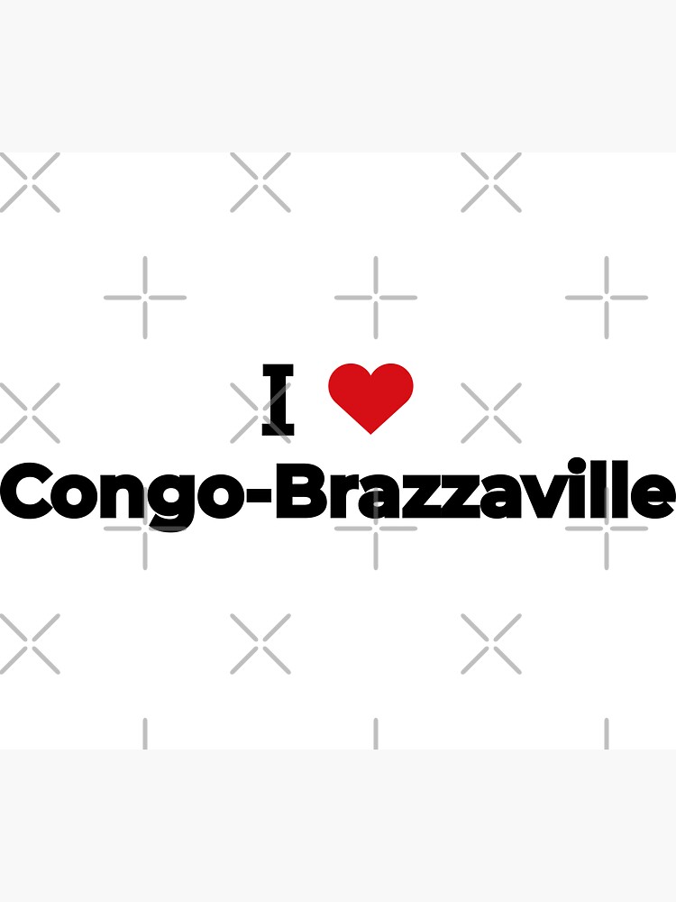 "I love Congo-Brazzaville" Sticker for Sale by Moyanana | Redbubble