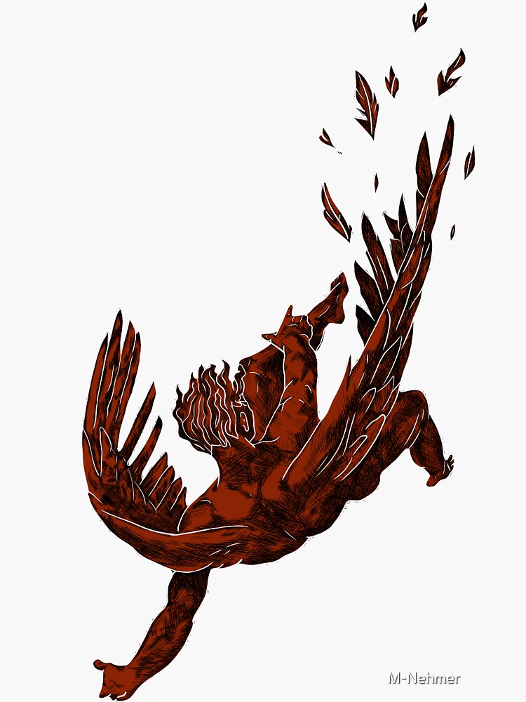 "Icarus" Sticker for Sale by M-Nehmer | Redbubble