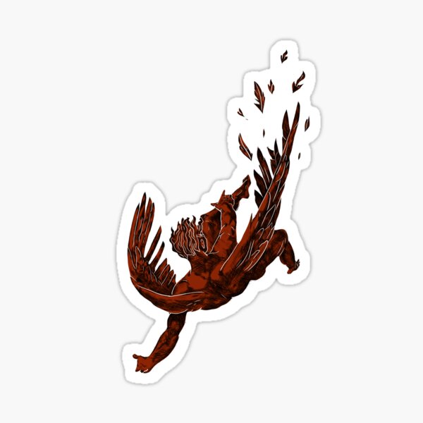"Icarus" Sticker for Sale by M-Nehmer | Redbubble