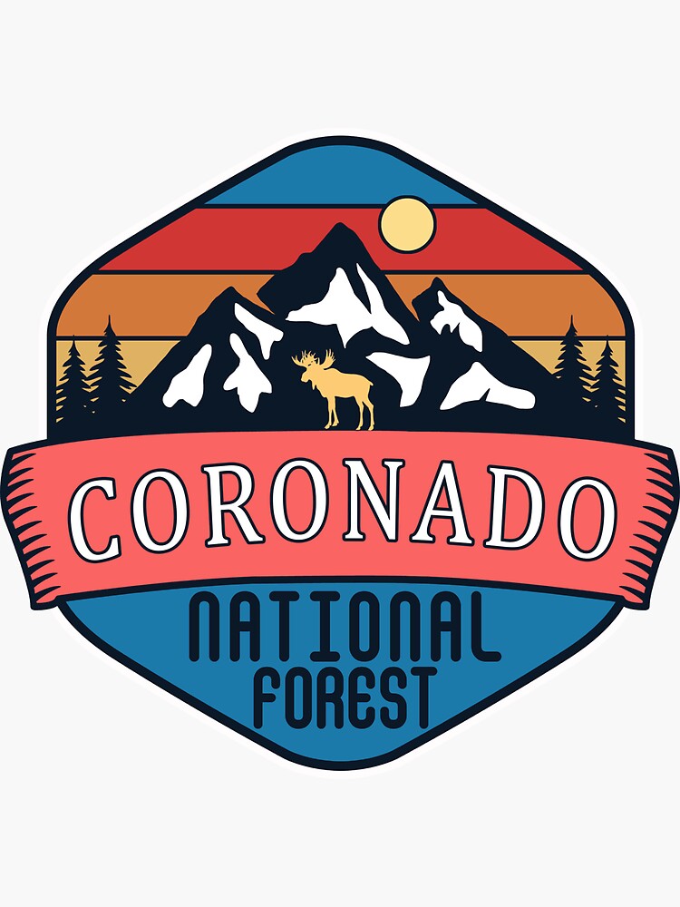 "Coronado National Forest" Sticker for Sale by Road-tees | Redbubble