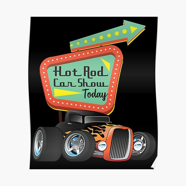 "Thirties Street Rod Hot Rod Retro Billboards Vintage Fifties Signage ...