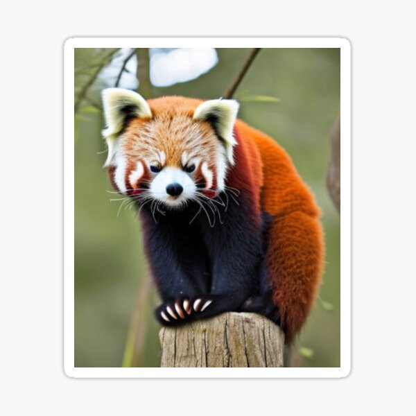 "Judging You Red Panda. Red Pandas" Sticker for Sale by LeanDesigns ...