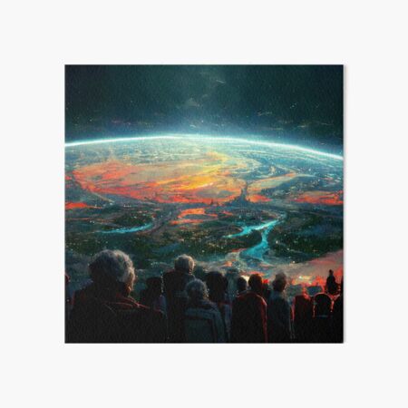 "Planet Eart Year 2066 - Futuristic Earth - Future Sci-fi - AI Art" Art ...