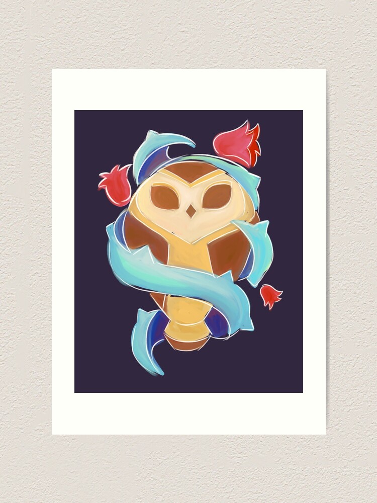 "OWLBERT (paint effect) - The owl House" Art Print for Sale by espaciod ...