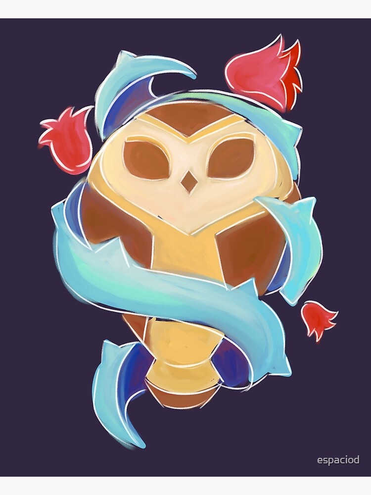 "OWLBERT (paint effect) - The owl House" Art Print for Sale by espaciod ...