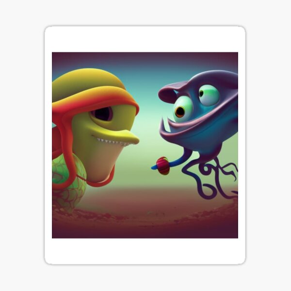 "Squids Playing Football. Squid Games" Sticker for Sale by LeanDesigns ...