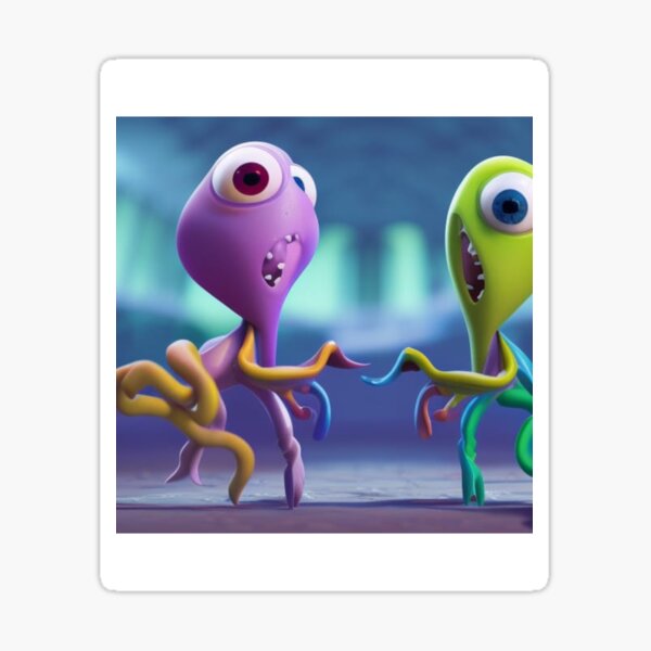 "Squids Playing Rhythm Games. Squid Games" Sticker for Sale by ...